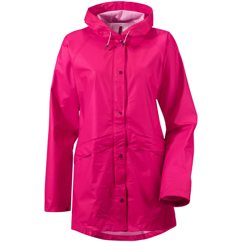 Regnjakke dame regnkåpe regntøy regnfrakk Bergans Rains foret lett
