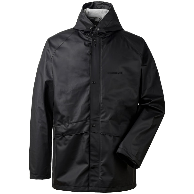 Svart regnjakke, herre, dame, barn, regnkåpe, regnfrakk regnjakker ...